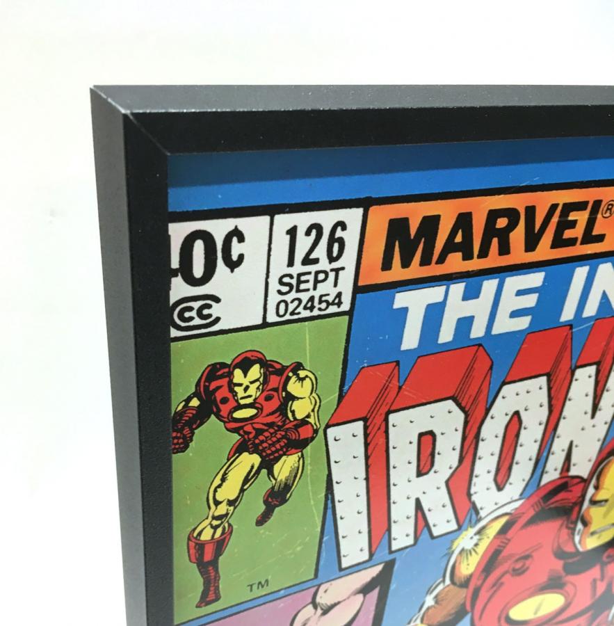 Cuadro Portada cómic Iron Man 44x29 Por Tema Comic Cuadros Barcelona ...