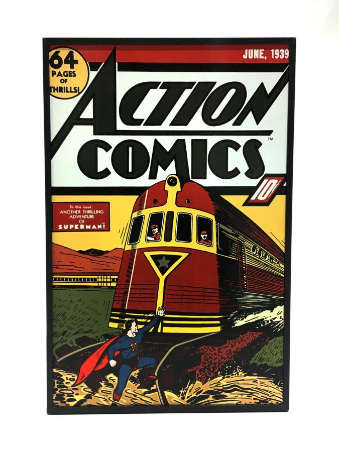 Cuadro Portada cómic Superman 44x29 Por Tema Comic Cuadros Barcelona ...